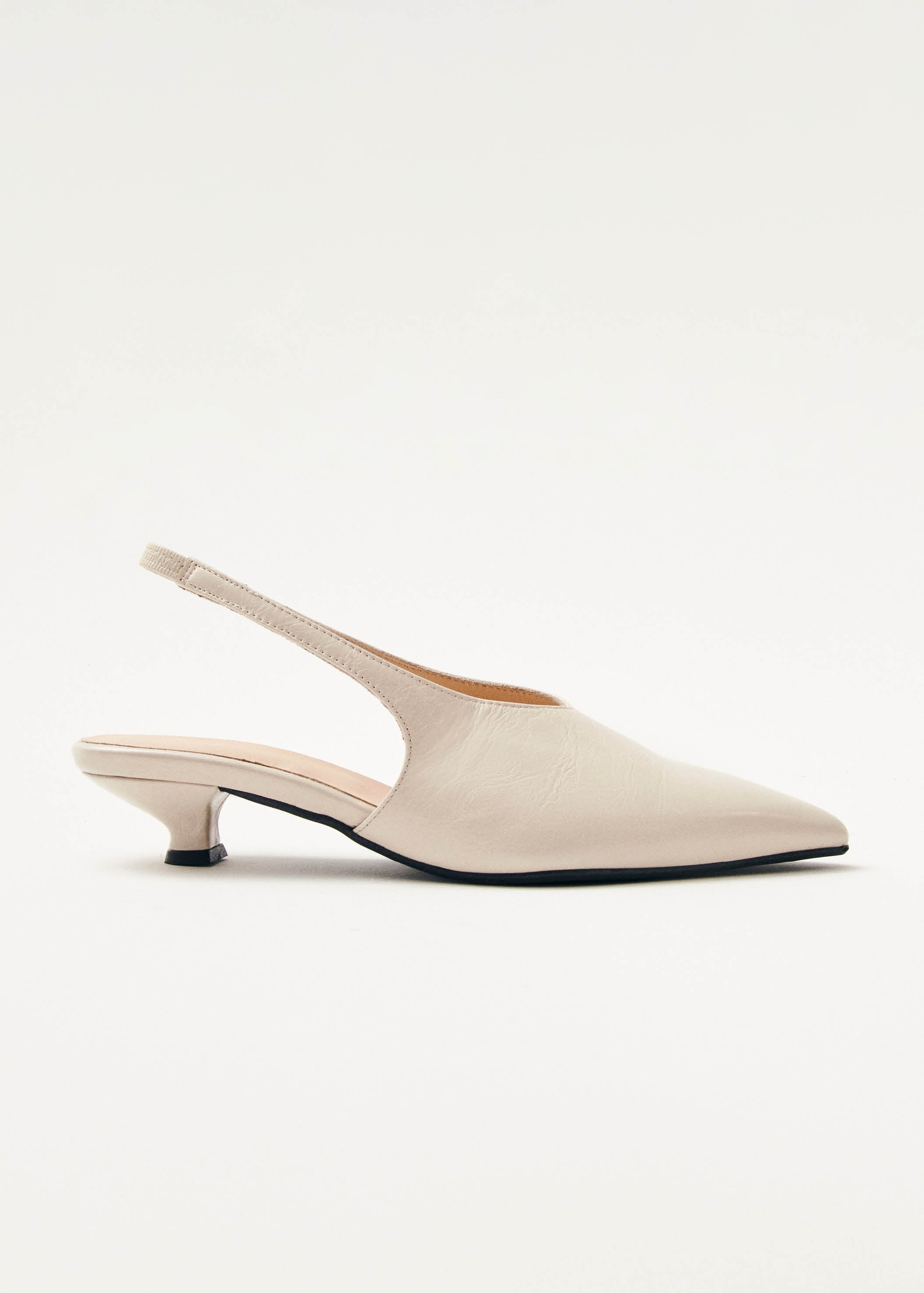 Eros Cream Leather Pumps | ALOHAS