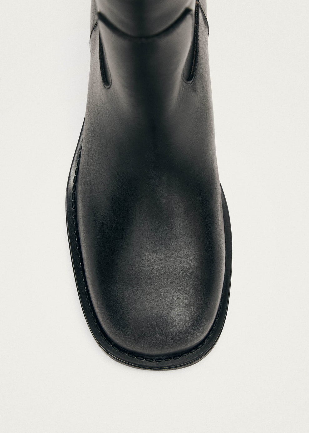 Sajan Black Leather Boots | ALOHAS