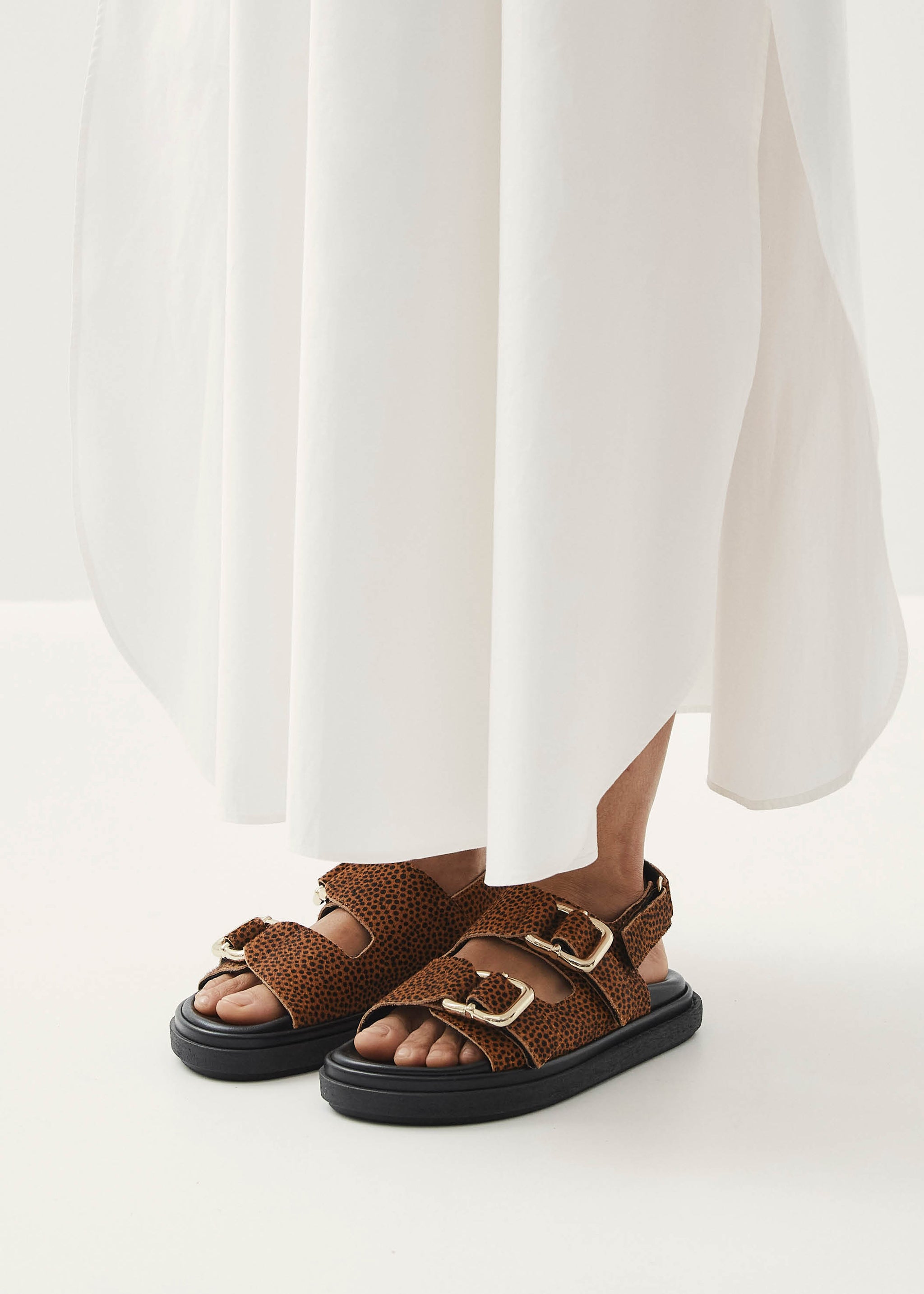 Harper Soft Tan Leather Sandals | ALOHAS