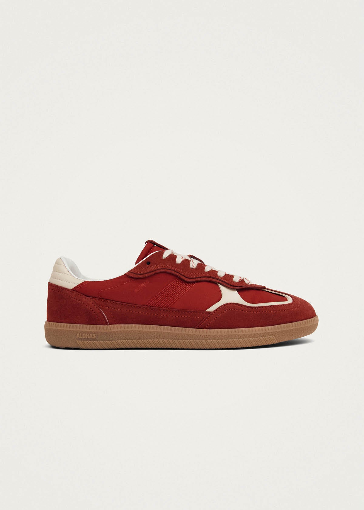 Tb.490 Rife Sheen Red Leather Sneakers | ALOHAS