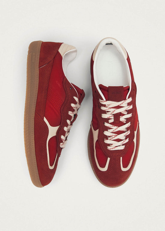 Tb.490 Rife Sheen Red Leather Sneakers | ALOHAS
