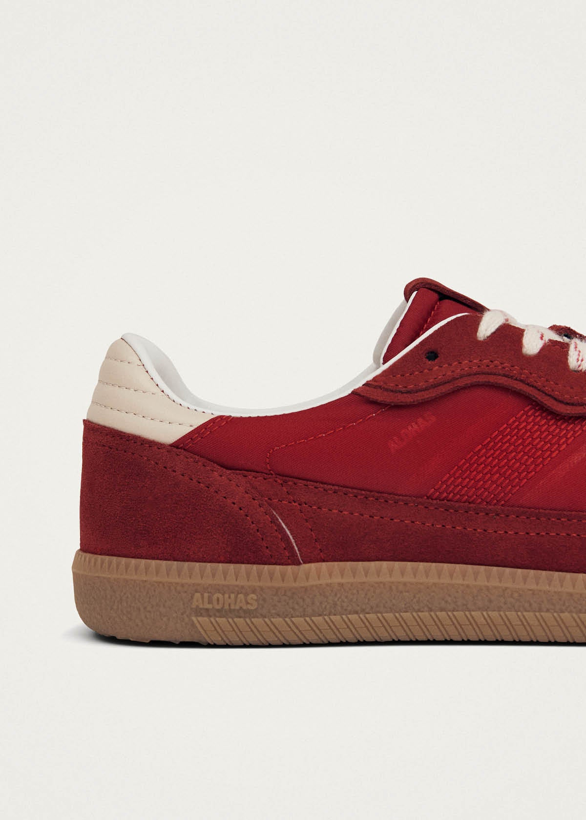 Tb.490 Rife Sheen Red Leather Sneakers | ALOHAS