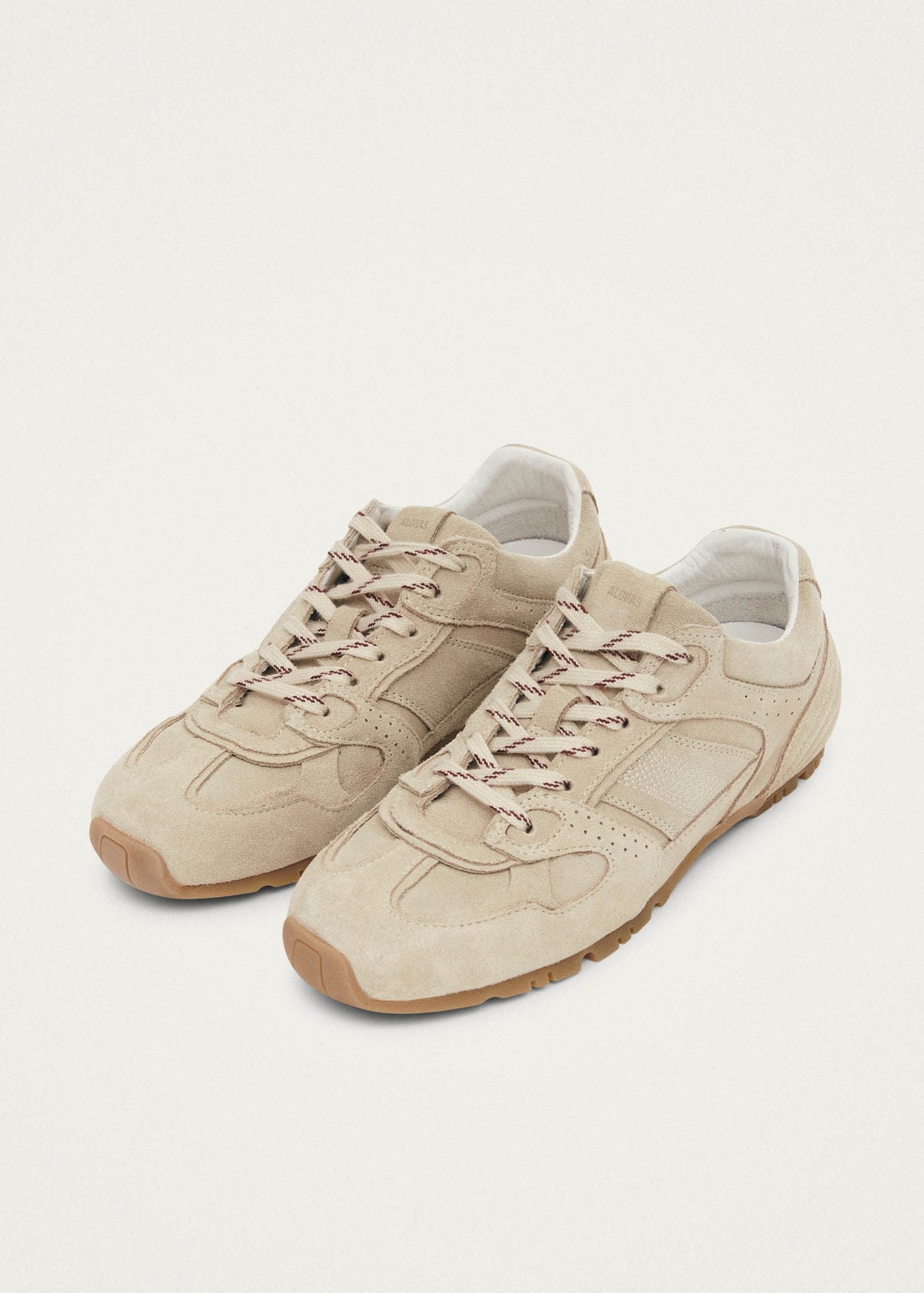 Tb.56 Suede Cream Leather Sneakers | ALOHAS