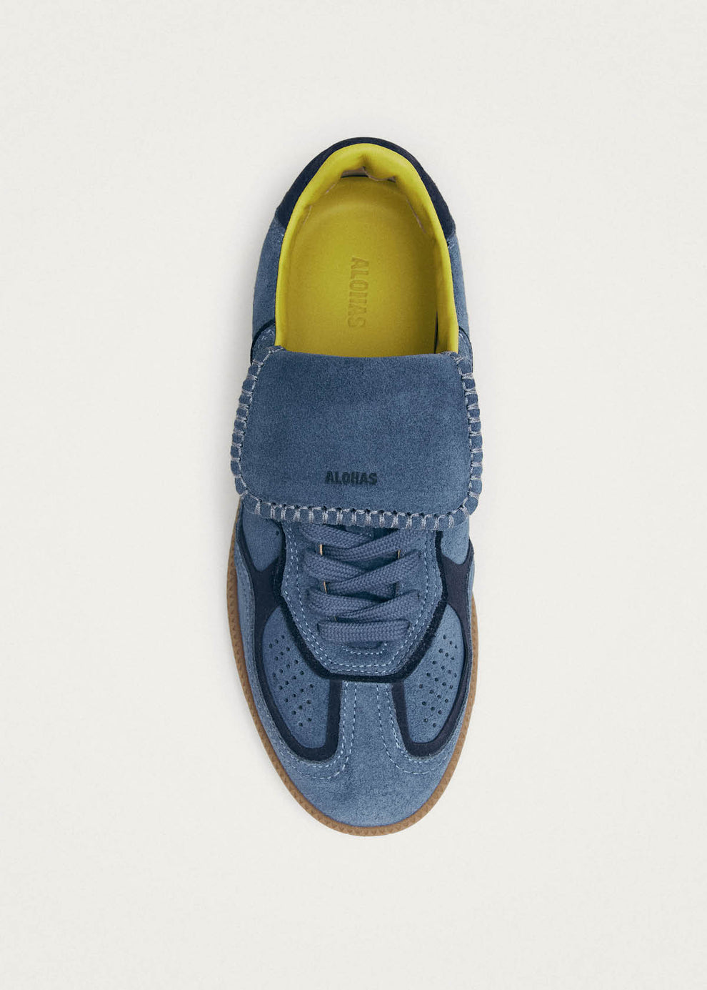 Tb.490 Club Suede Blue Leather Sneakers | ALOHAS