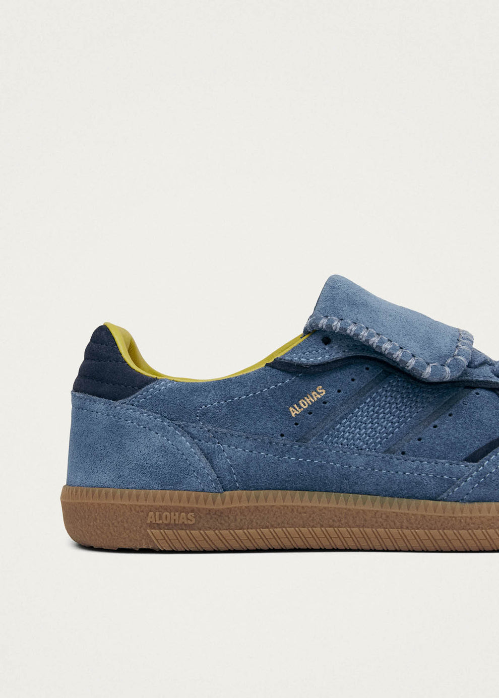 Tb.490 Club Suede Blue Leather Sneakers | ALOHAS