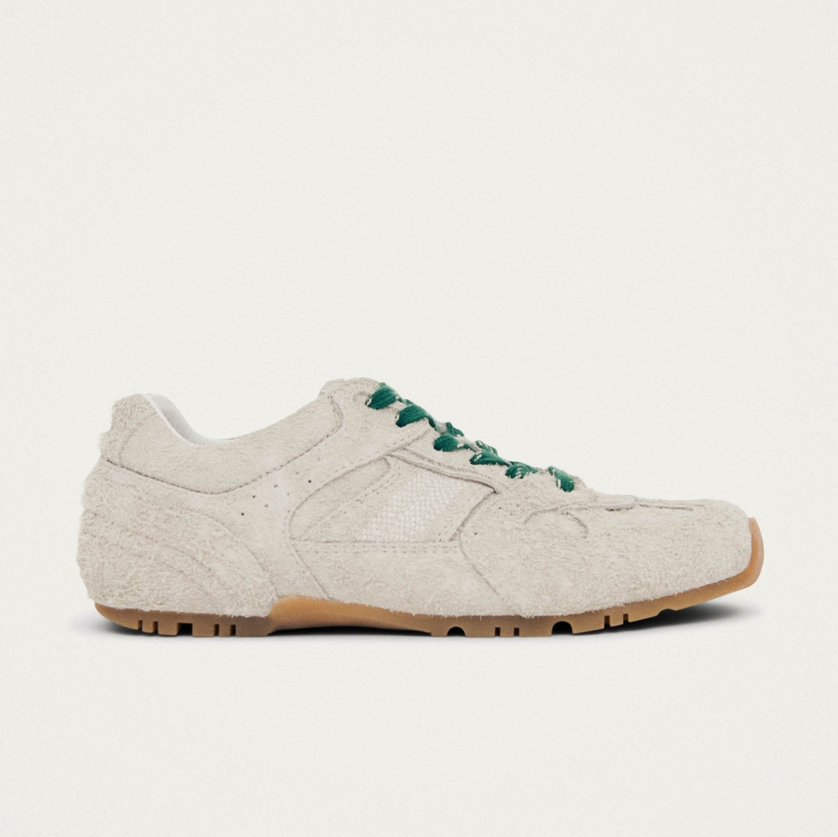 Tb.56 Suede Fuzzy Light Grey Leather Sneakers | ALOHAS