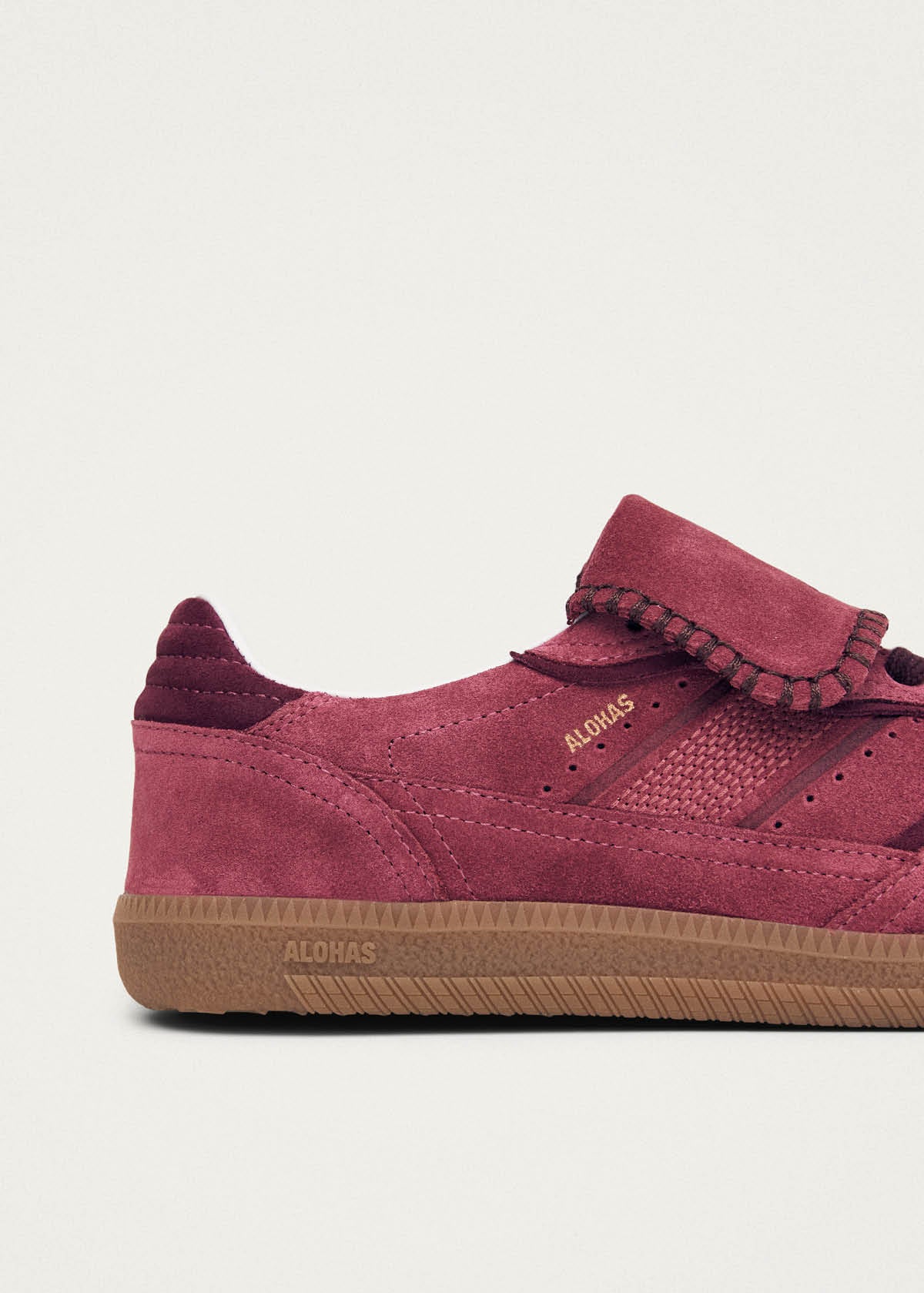 Tb.490 Club Suede Raspberry Leather Sneakers | ALOHAS
