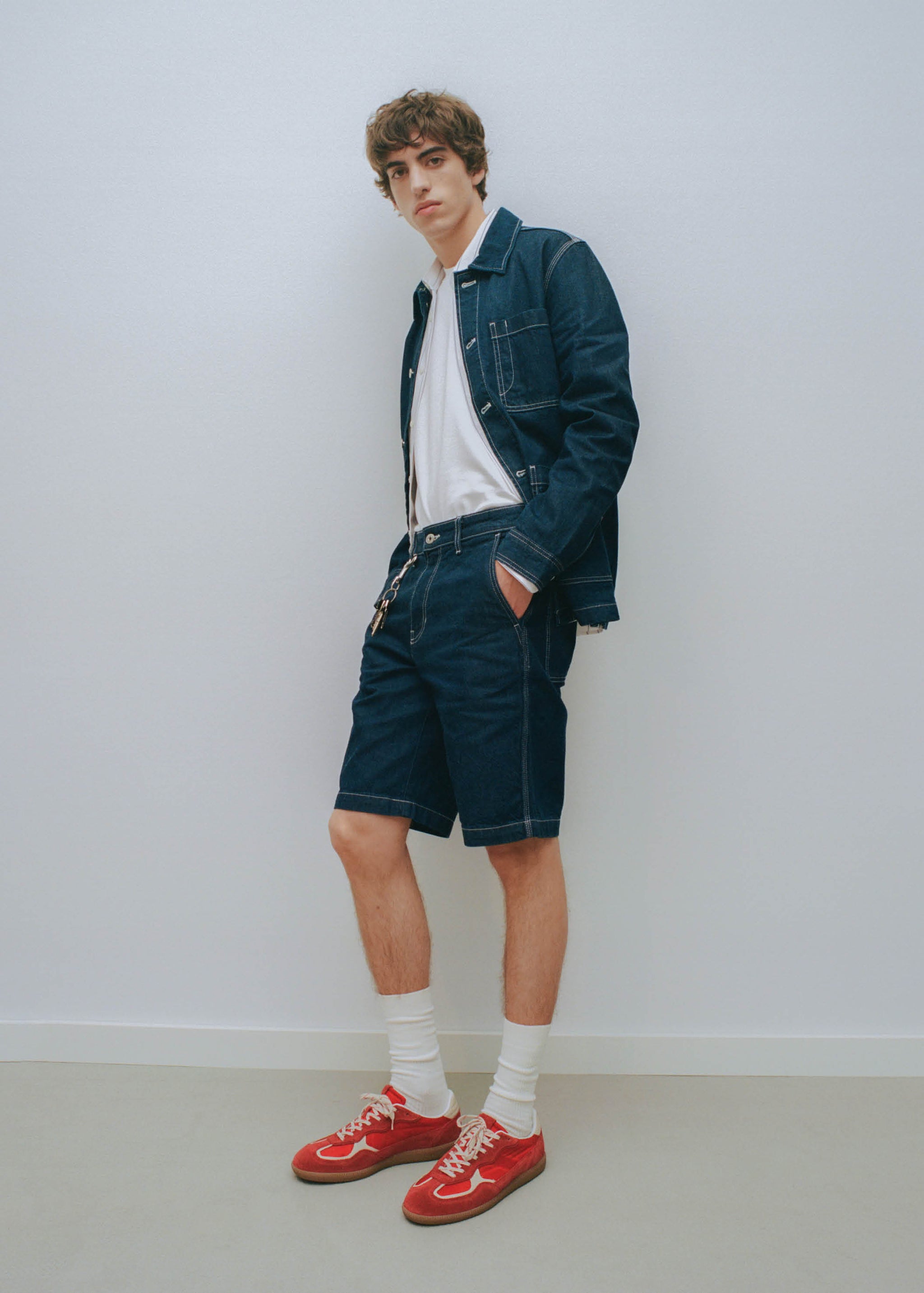 Tb.490 Rife Sheen Red Leather Sneakers | ALOHAS