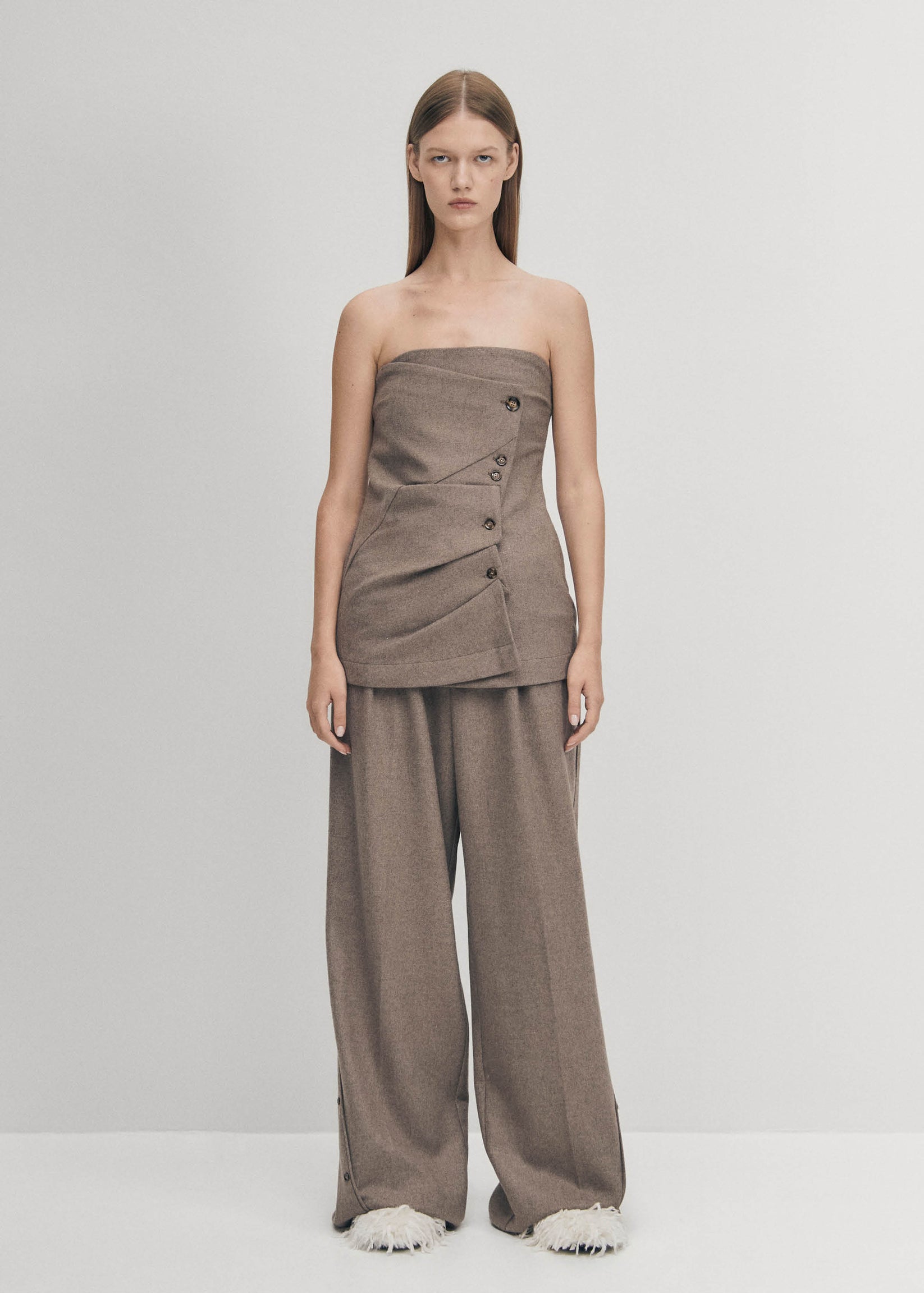 Moon Taupe Top | ALOHAS