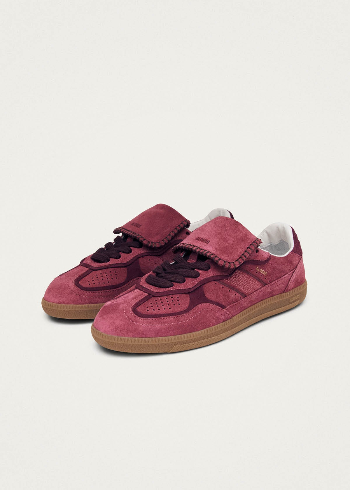 Tb.490 Club Suede Raspberry Leather Sneakers | ALOHAS