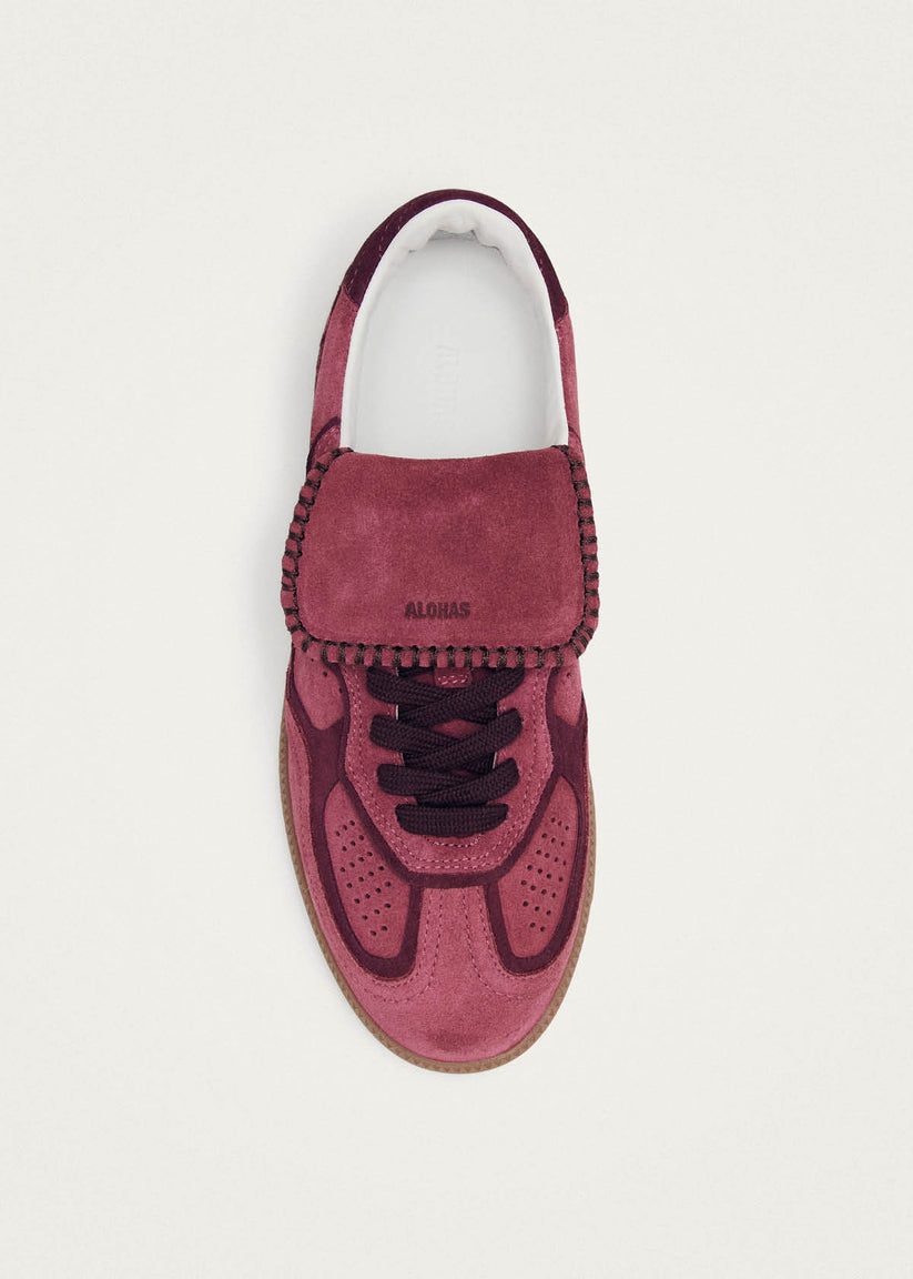 Tb.490 Club Suede Raspberry Leather Sneakers | ALOHAS