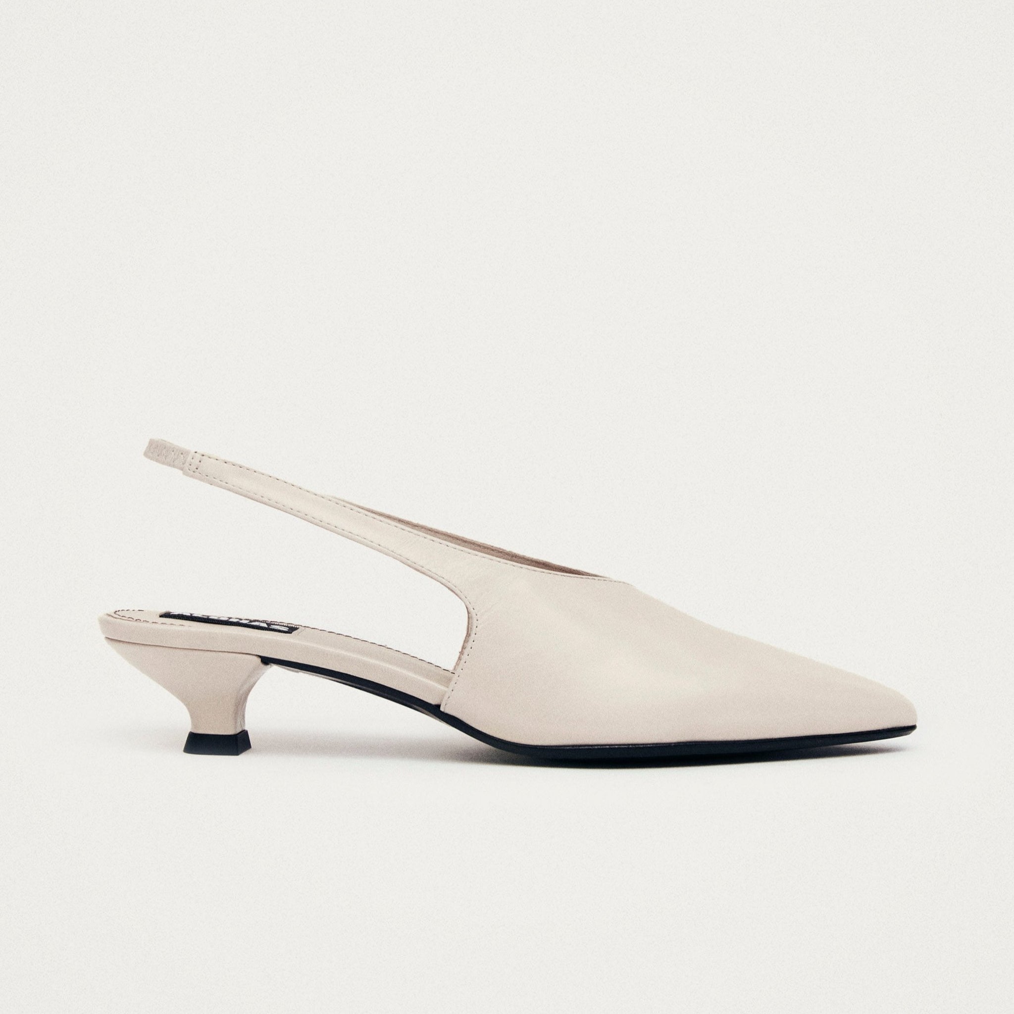 Eros Cream Leather Pumps | ALOHAS