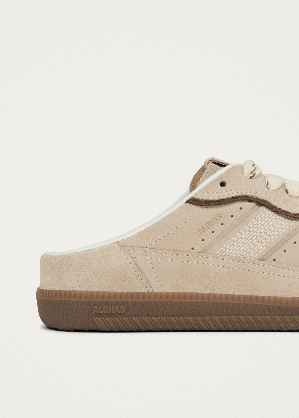 Tb.490 Mule Cream Leather Sneakers | ALOHAS