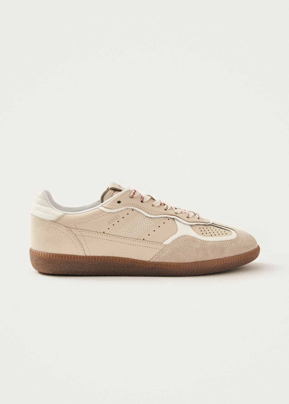 Tb.490 Rife Grain Cream Leather Sneakers | ALOHAS
