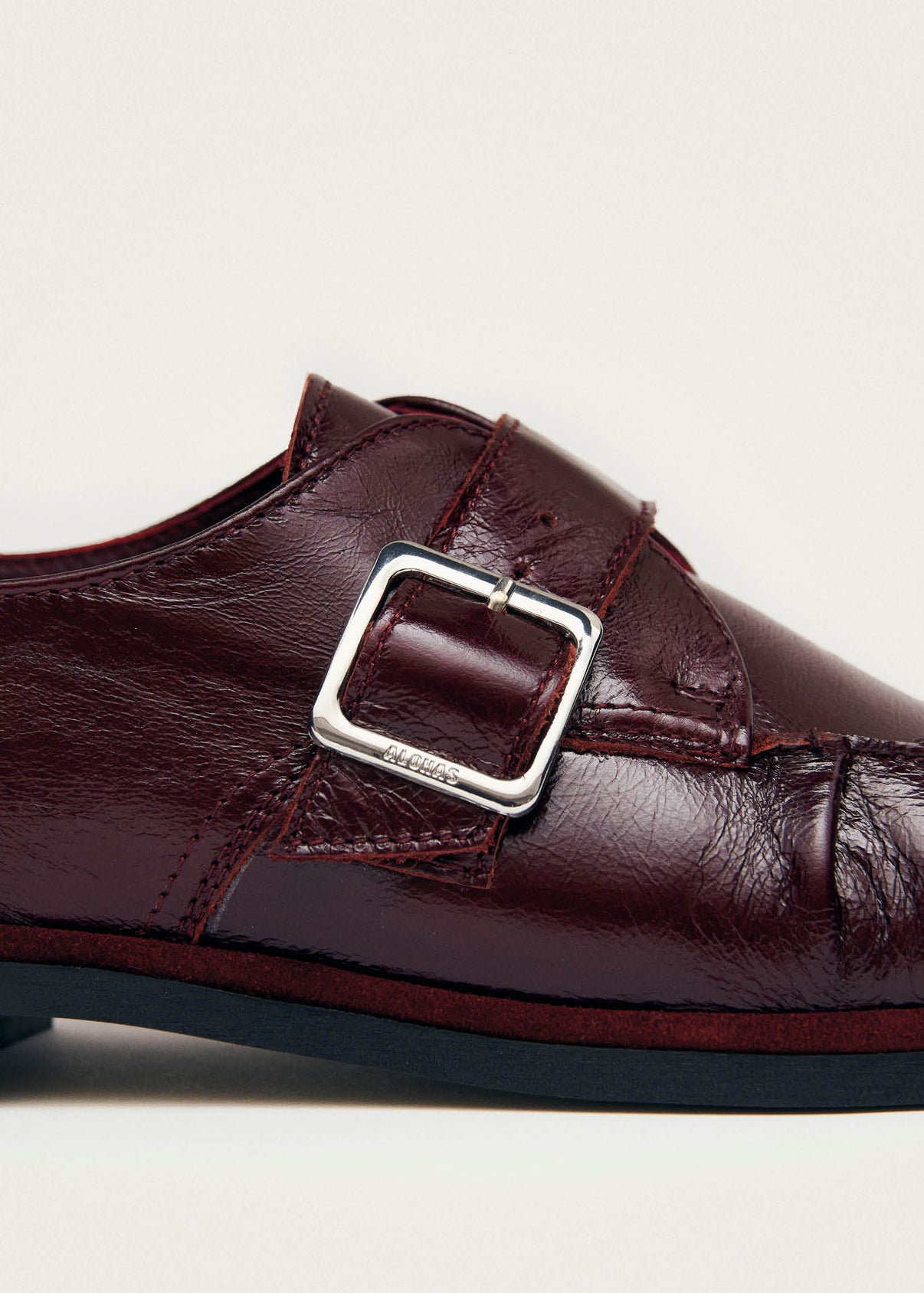 Brandy Burgundy Leather Loafers | ALOHAS