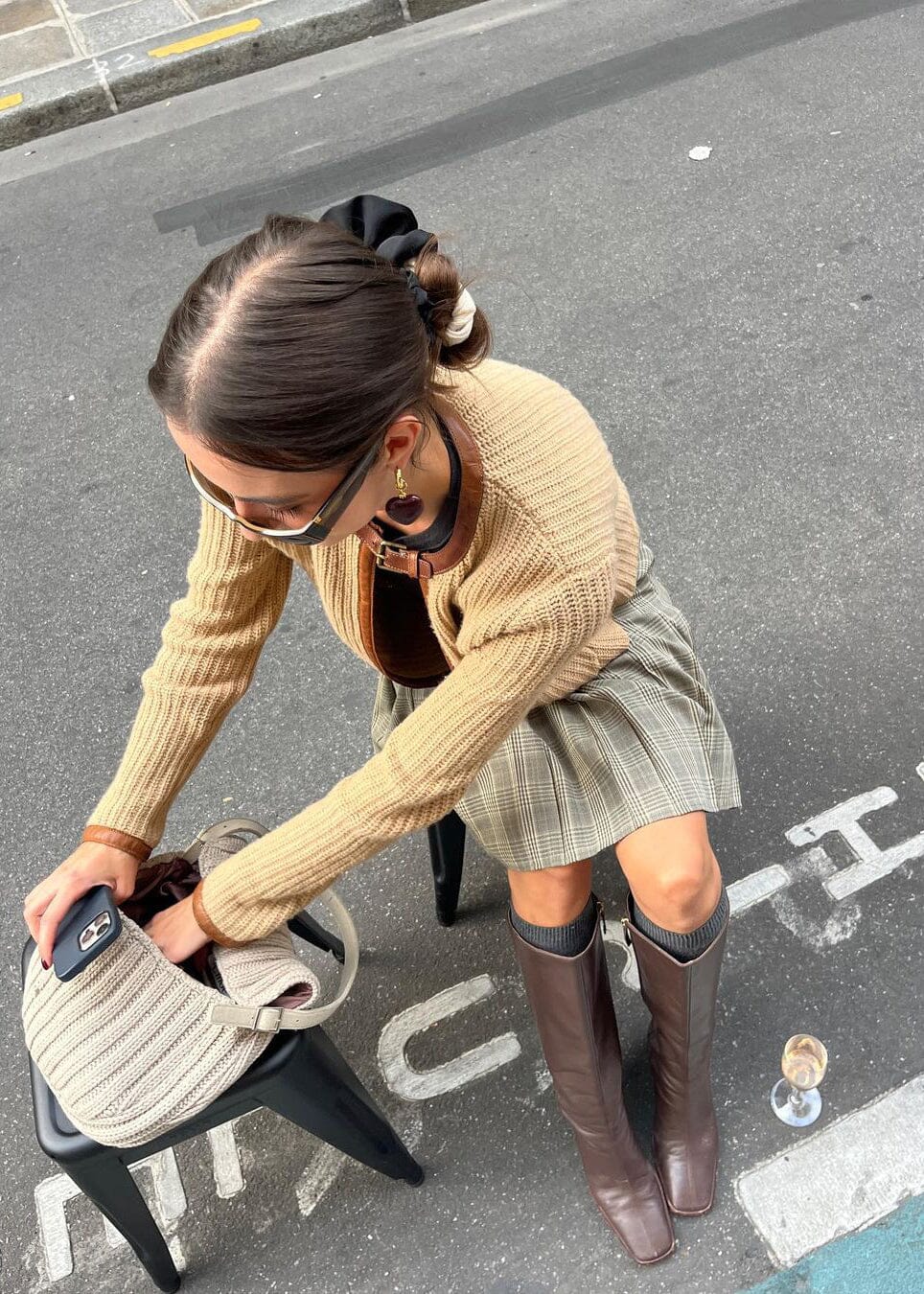 East Coffee Brown Leather Boots | ALOHAS