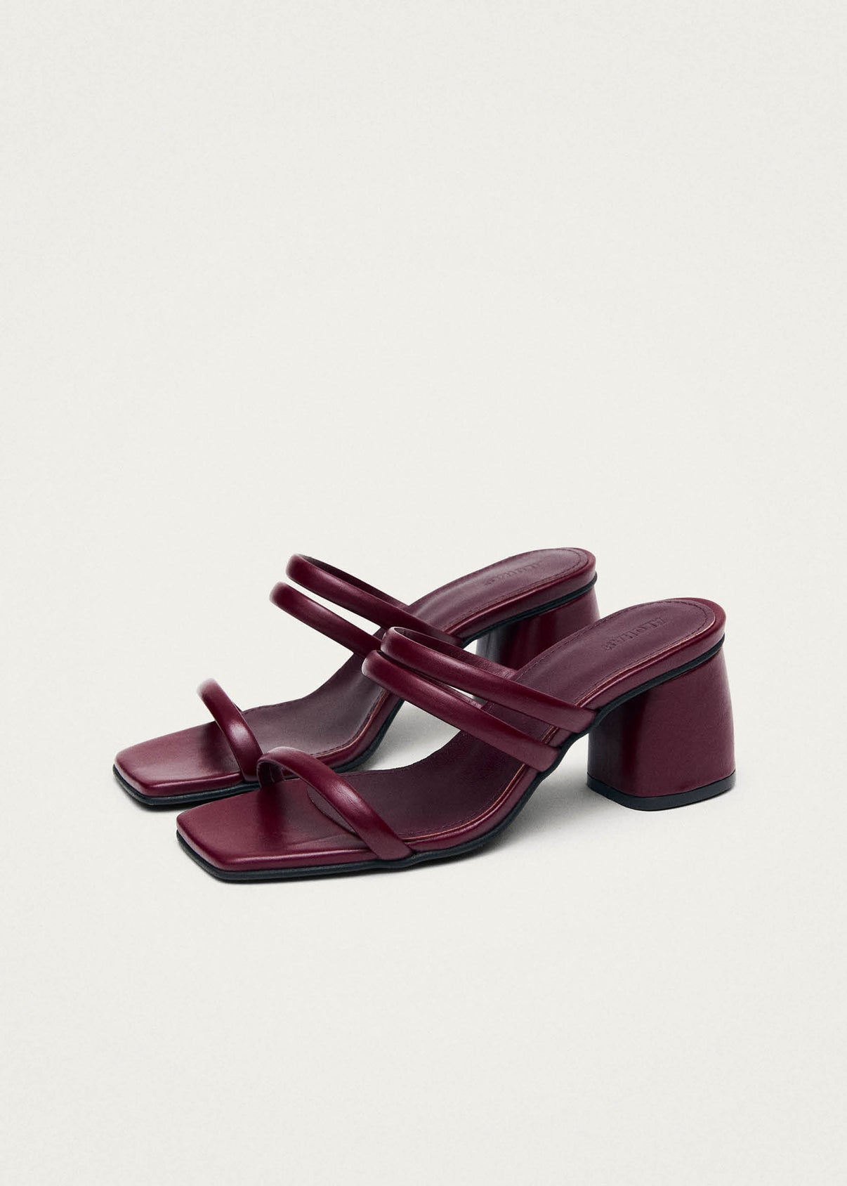 Indiana Bare Burgundy Leather Sandals | ALOHAS