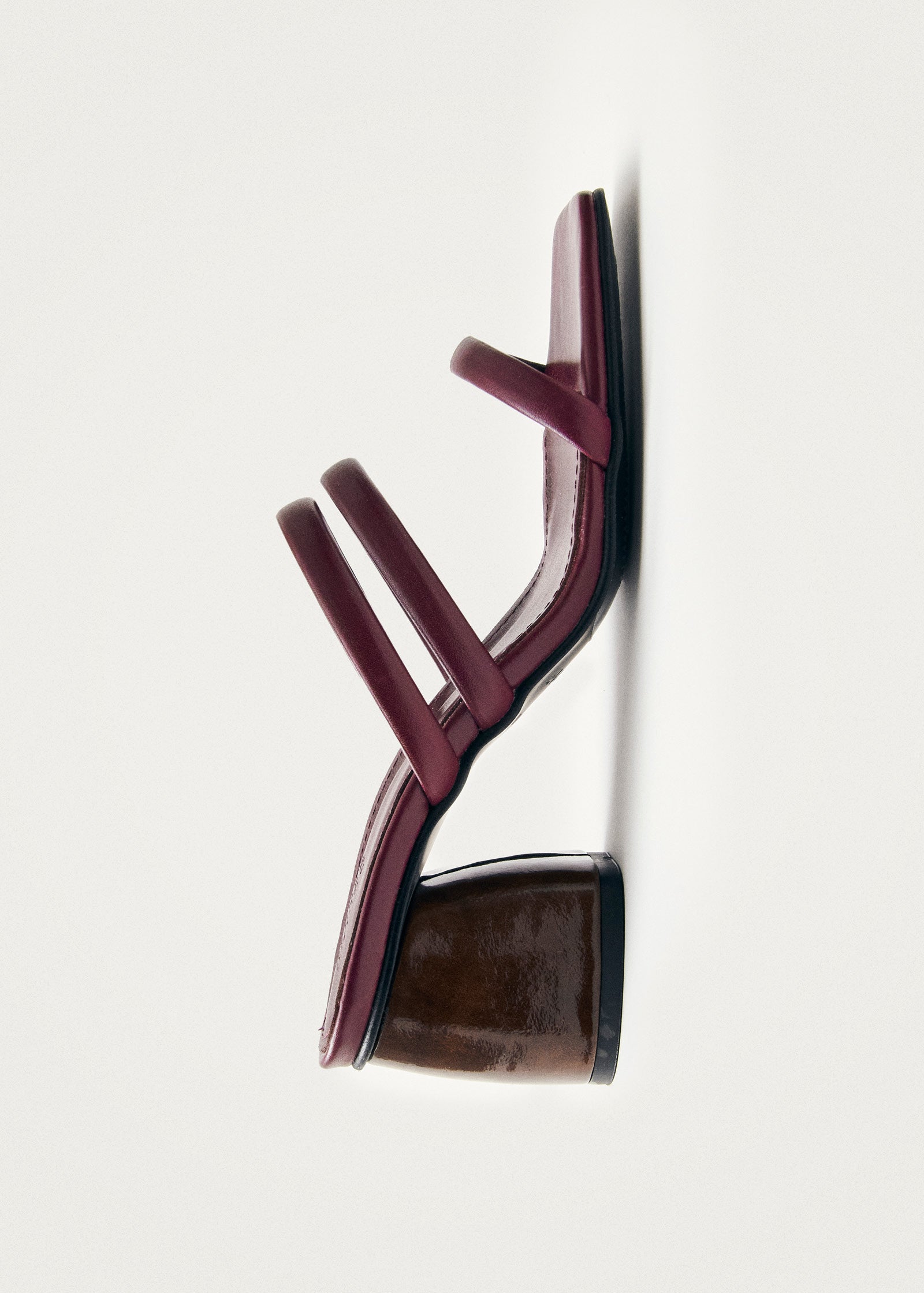 Indiana Bare Burgundy Leather Sandals | ALOHAS