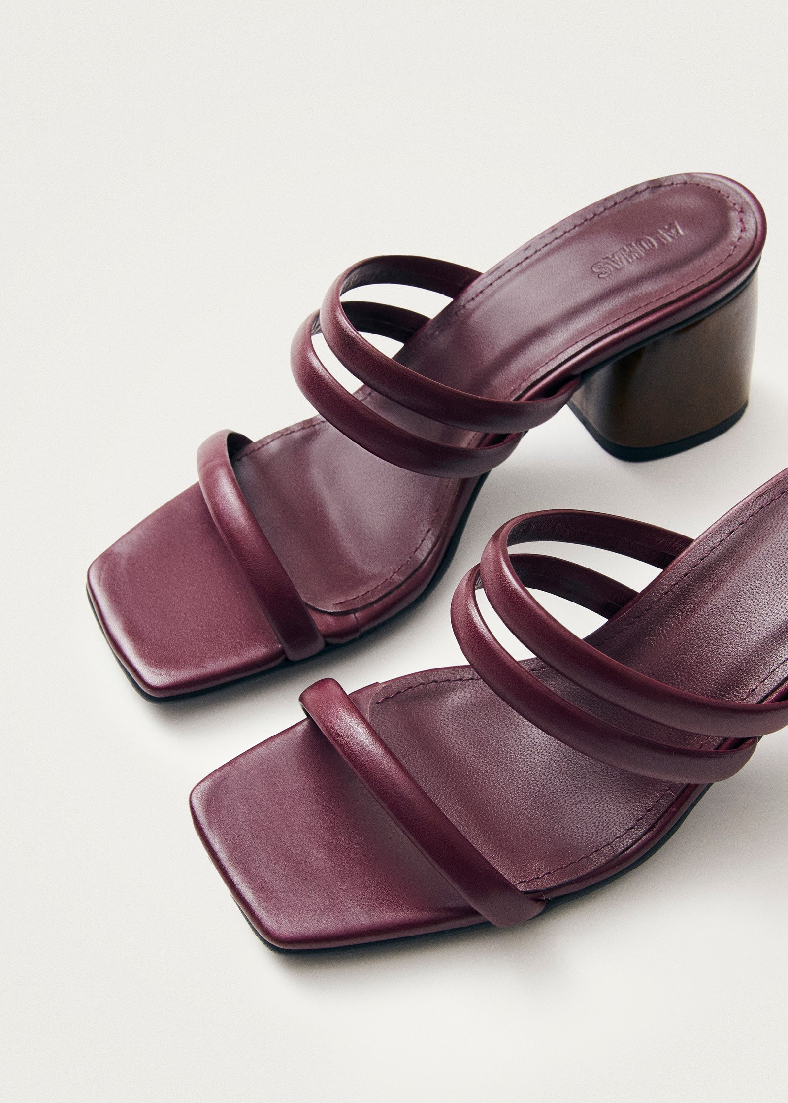 Indiana Bare Burgundy Leather Sandals | ALOHAS