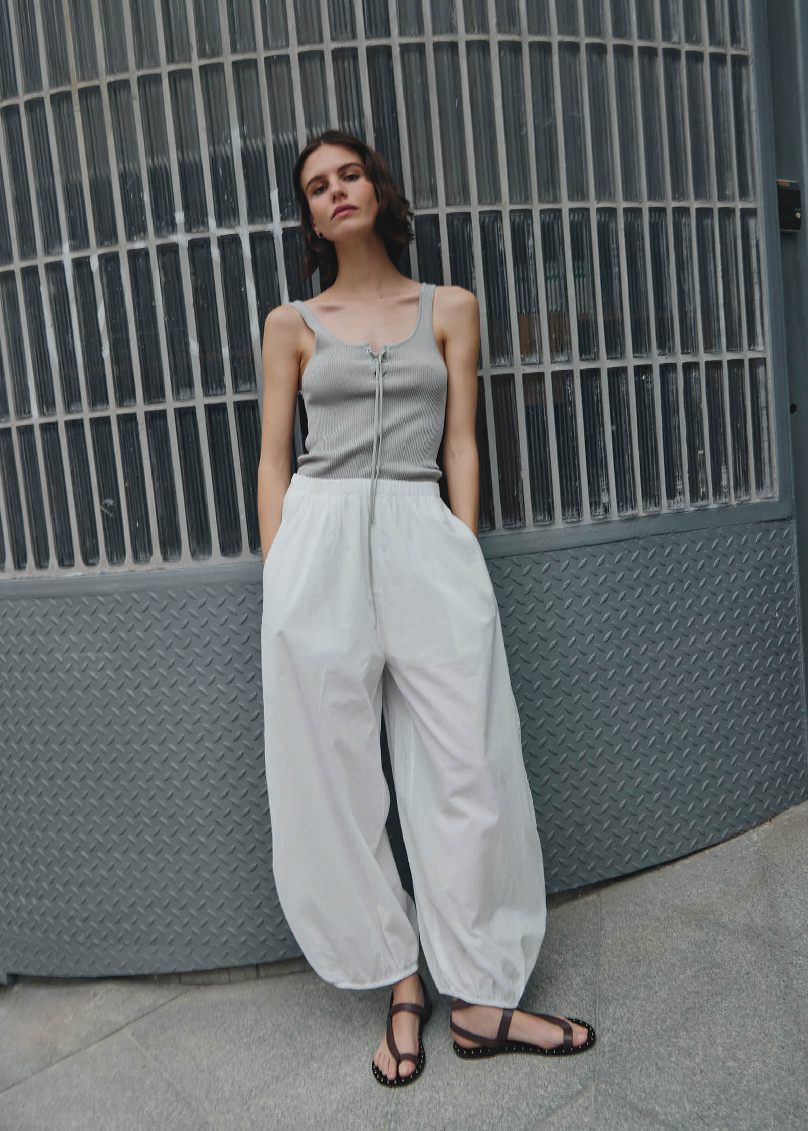 Tallula Brown Leather Sandals | ALOHAS