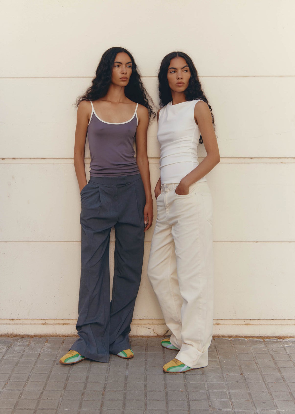 Tb.304 Nylon Green Leather Sneakers | ALOHAS