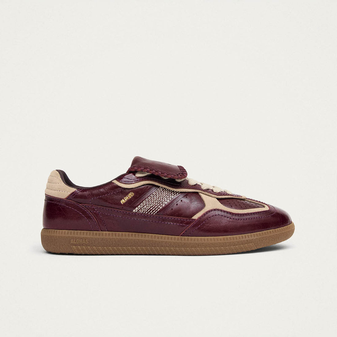 Tb.490 Club Deep Burgundy Patent Leather Sneakers | ALOHAS