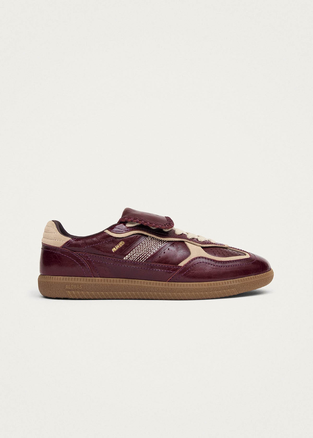 Tb.490 Club Deep Burgundy Patent Leather Sneakers | ALOHAS