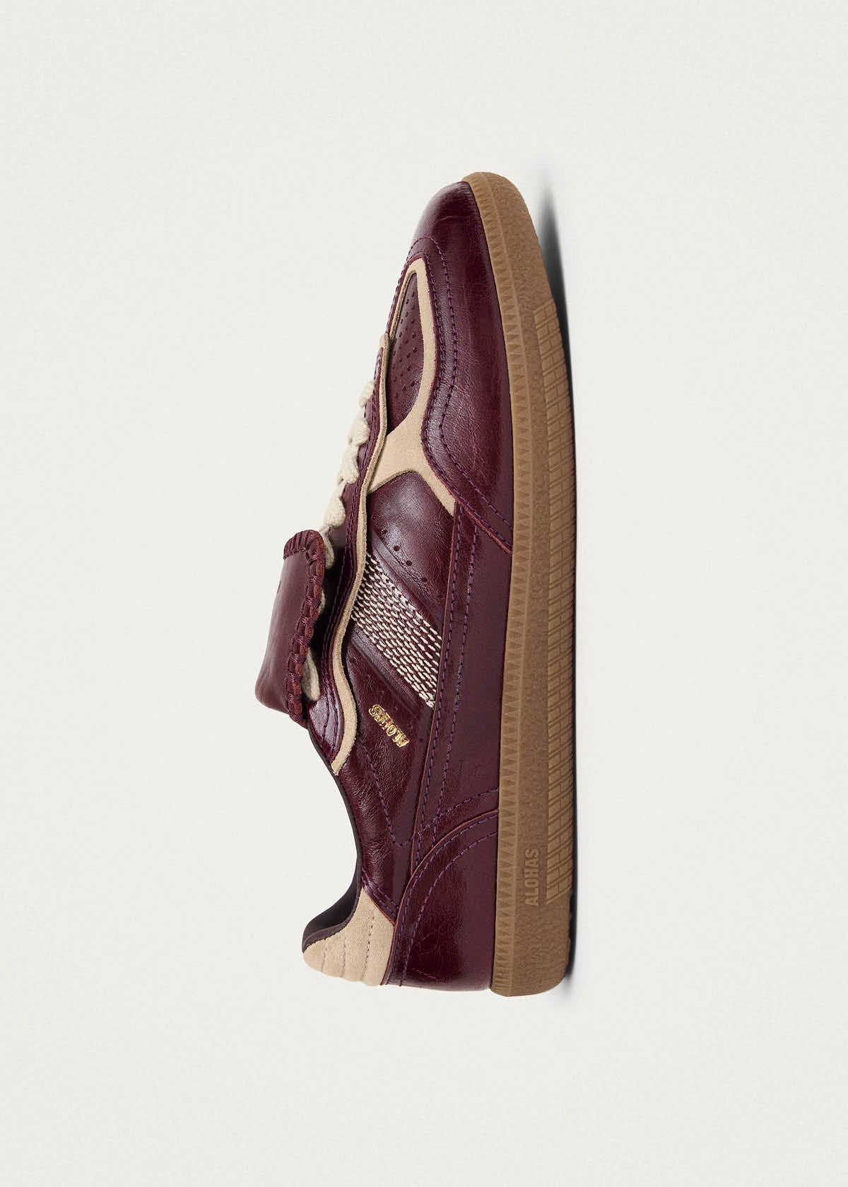 Tb.490 Club Deep Burgundy Patent Leather Sneakers | ALOHAS