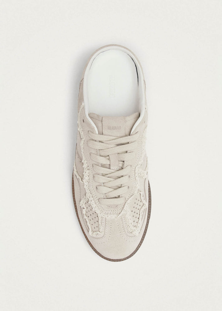 Tb.490 Mule Crochet Cream Leather Sneakers | ALOHAS