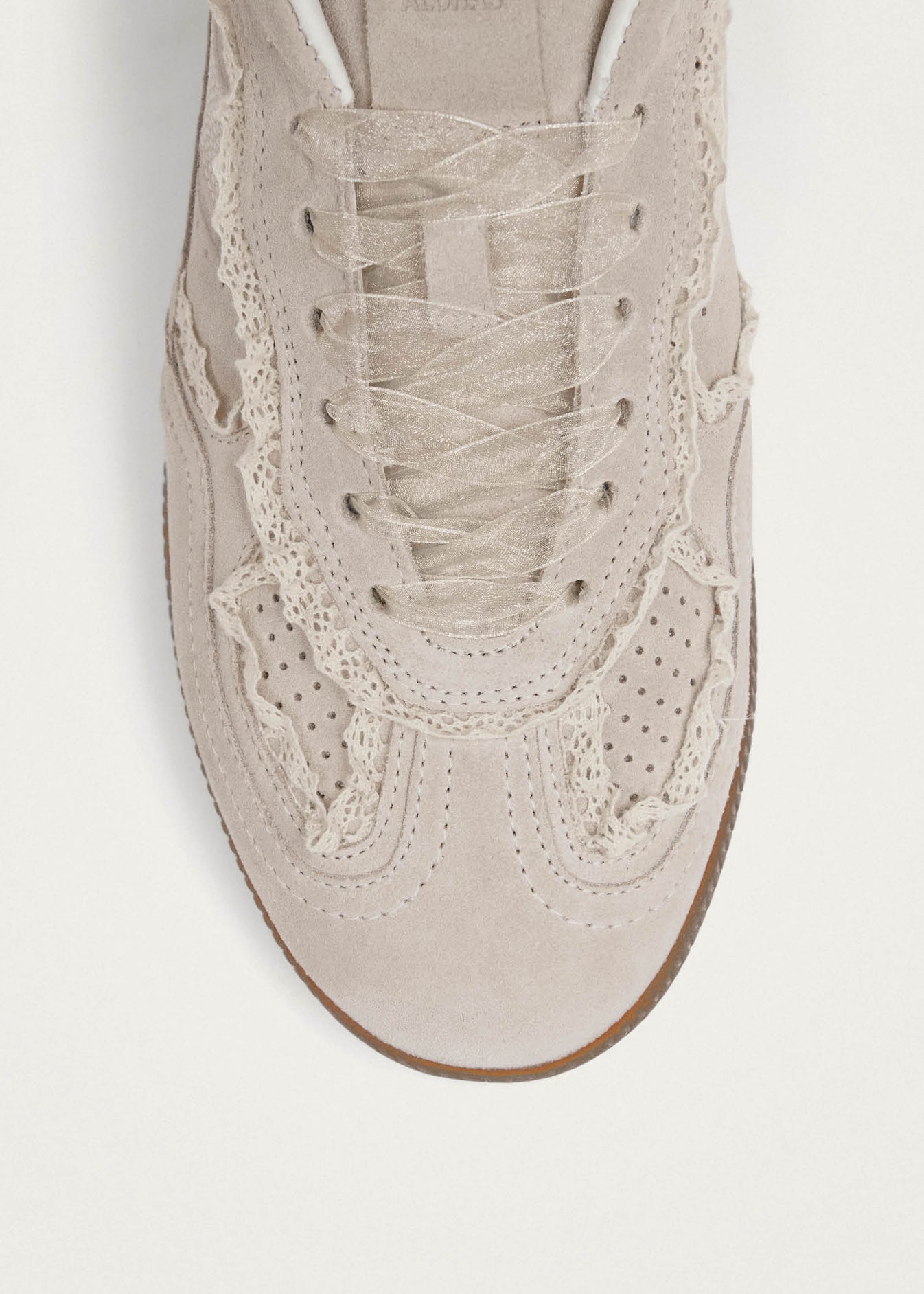 Tb.490 Mule Crochet Cream Leather Sneakers | ALOHAS